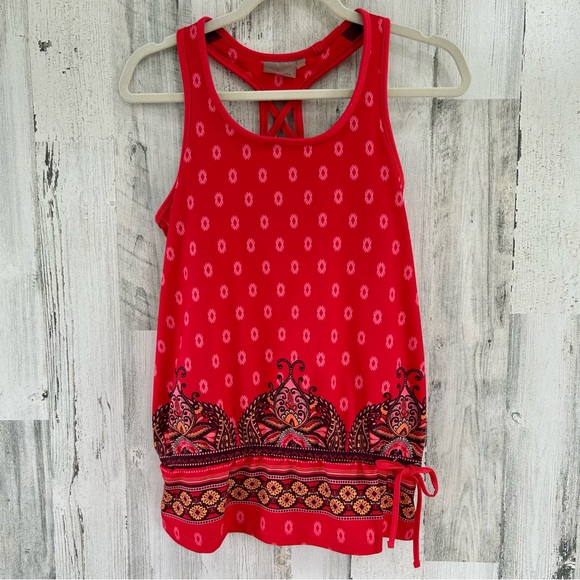 Athleta | Tops | Athleta Red Racerback Shelf Bra Tank Top S | Poshmark